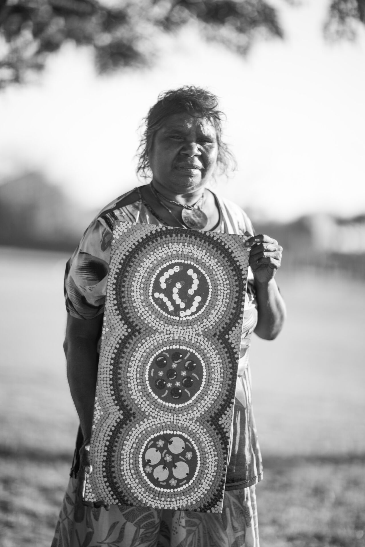 Kathy "Desert Pea" Yugumbari - Tanya Lake - Fine Art Storytelling